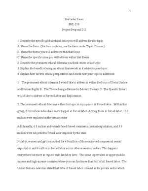 2-2 IDS 150 Paper on organization VOA - A. The organization I have ...