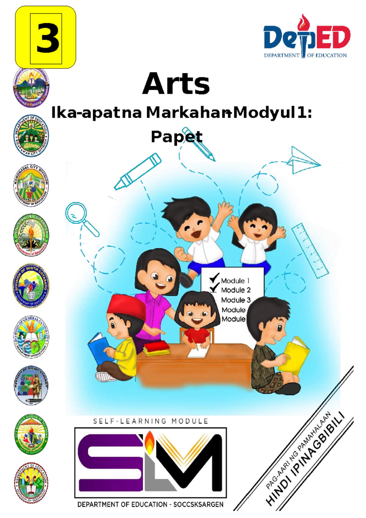 Arts3 Q4M1 SLM - STUDIES - Arts Ika-apat na Markahan–Modyul 1 : Papet 3 ...