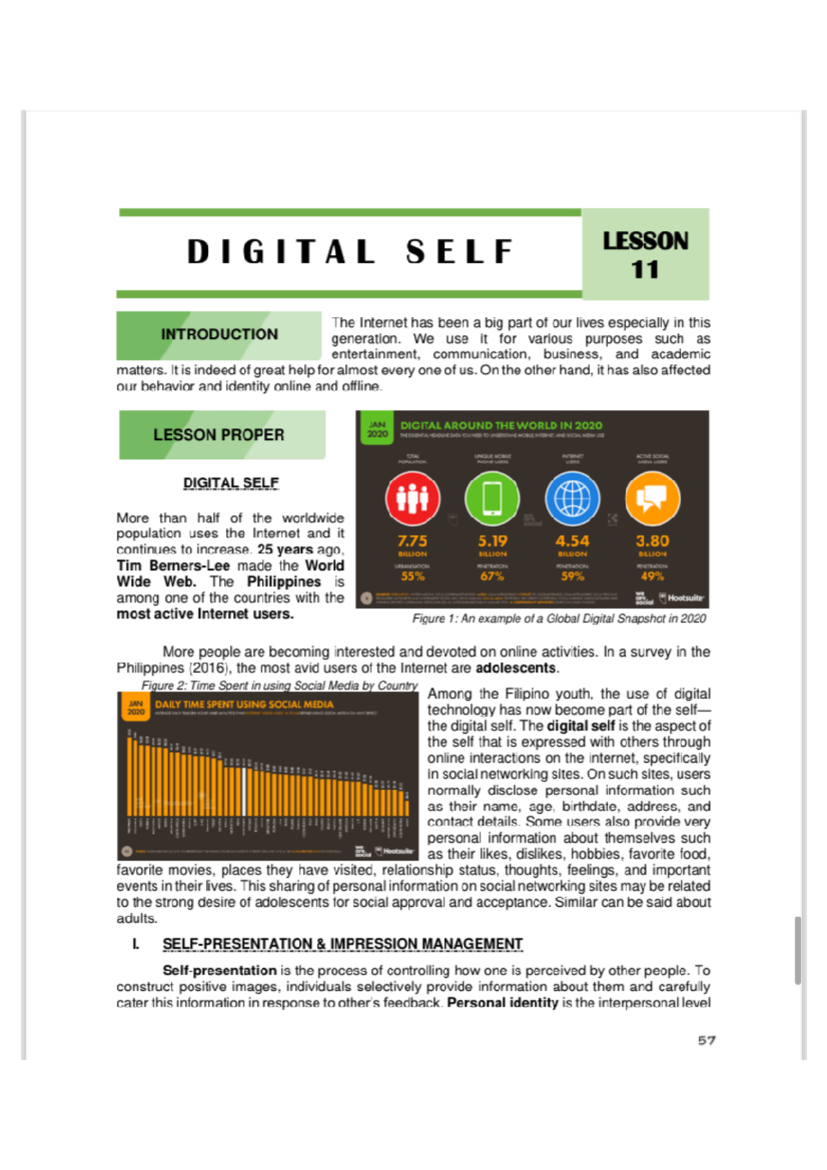 Att - Wow - DIGITAL SELF LESSON 11 The Internet has been a big part of ...