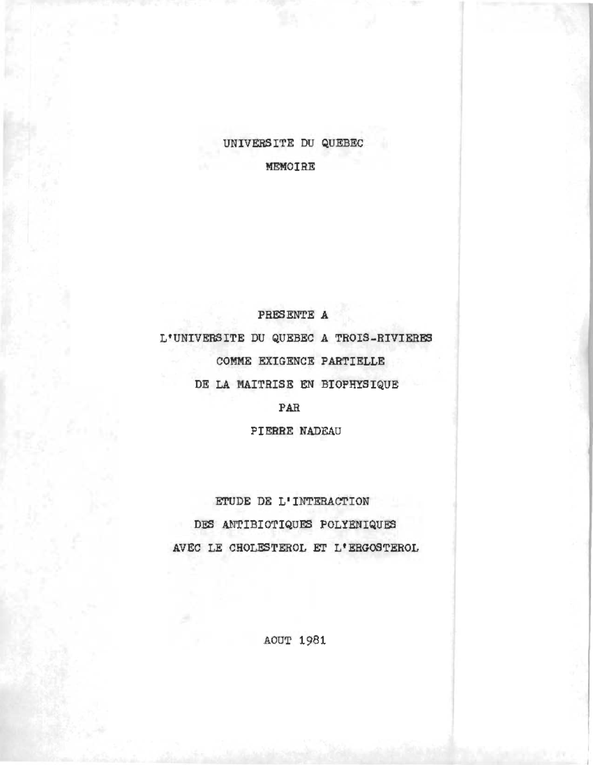 51242739 - Cours - UNIVERSITE DU QUEBEC MEMOIRE PRESENTE A L'UNIVERSITE DU QUEBEC A TROIS ...