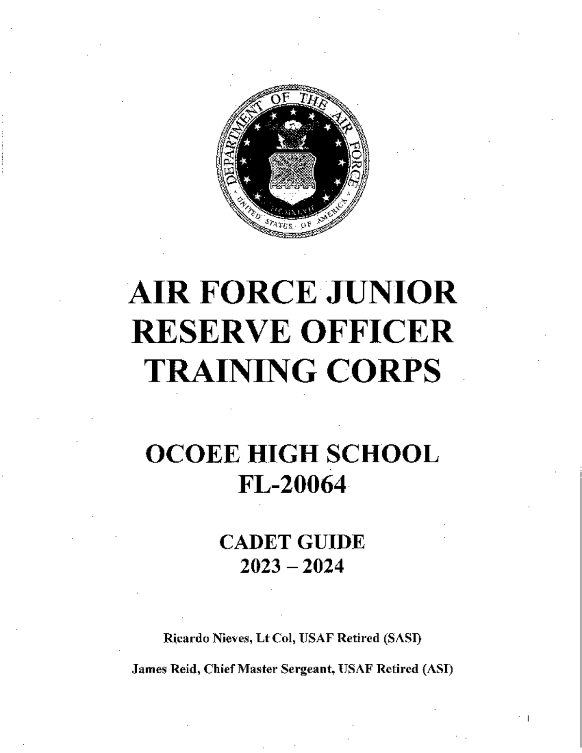 Cadet Guide SY2023-2024 - Studocu