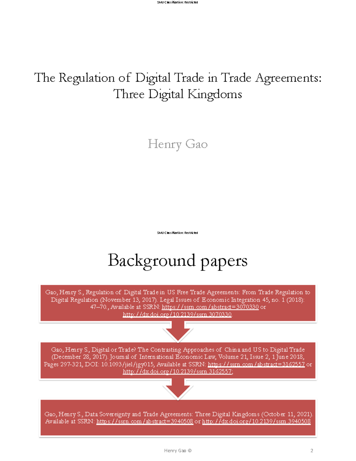 Digital Trade-HG-2023 - The Regulation of Digital Trade in Trade ...
