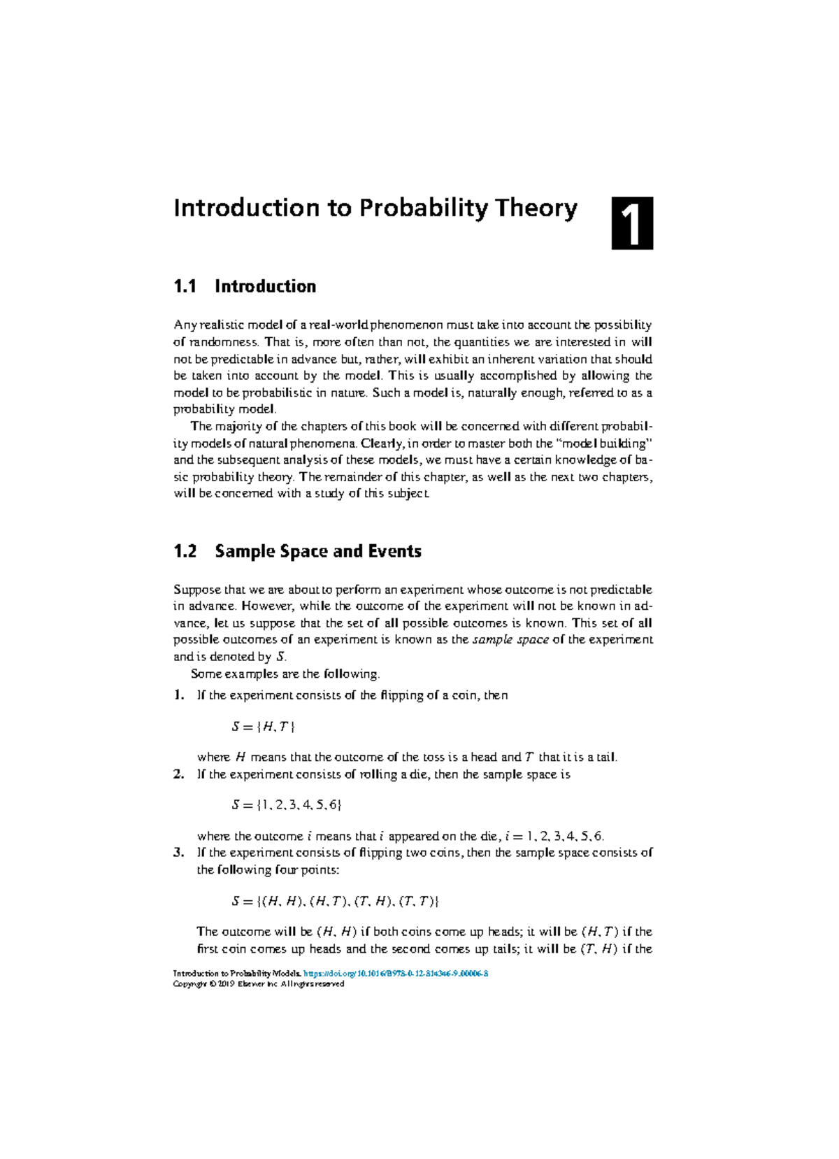 1-Introduction-to-Probability-Theor 2019 Introduction-to-Probability-Model - 1 Introduction to ...