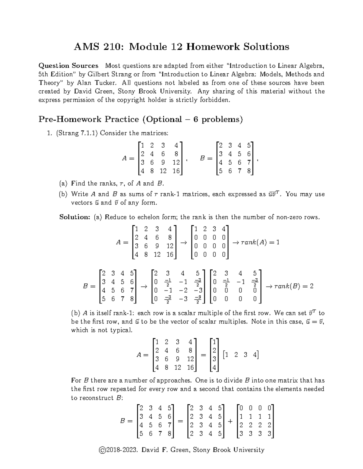 AMS210 HW Solutions Unit 12 - AMS 210: Module 12 Homework Solutions ...
