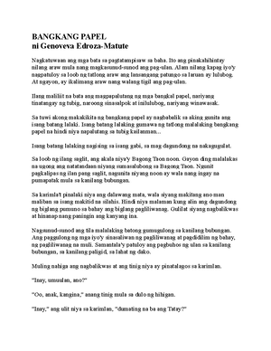 430327088-suring-basa - Zaynab M. Dayao 10-Amber Bangkang Papel ...