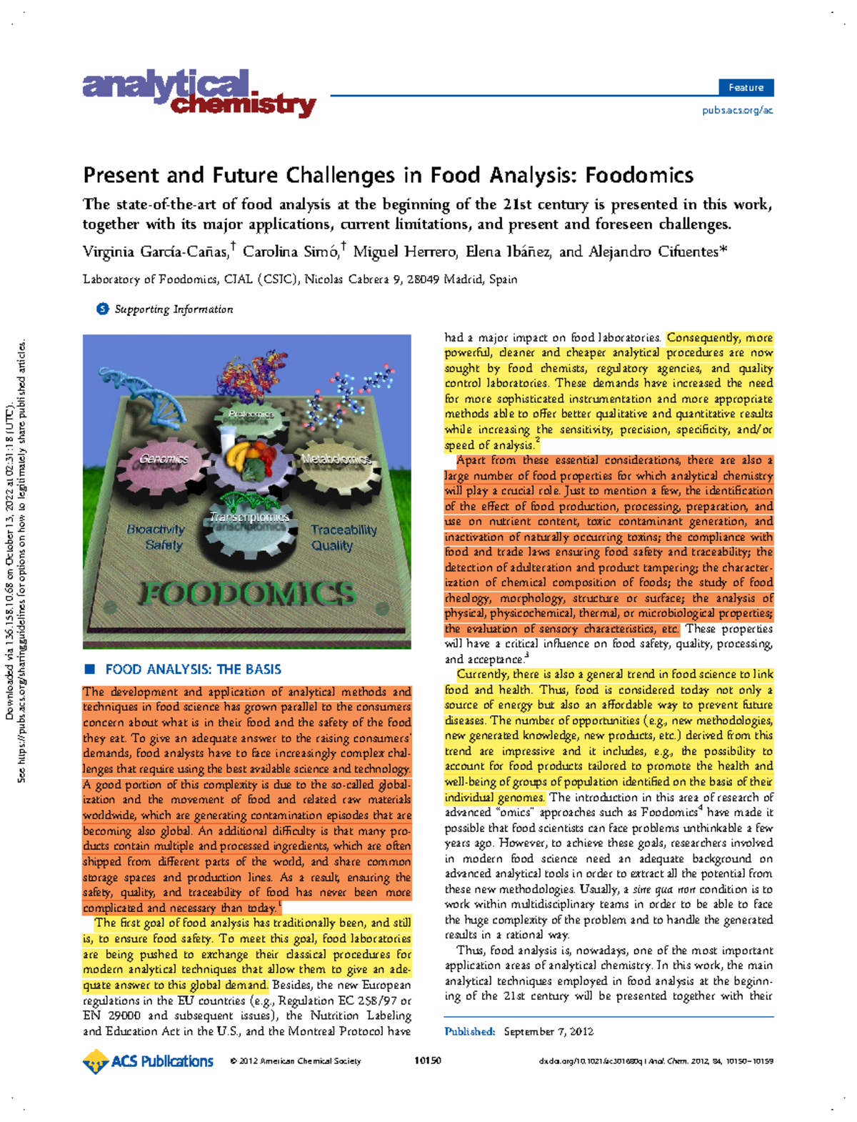 Ac301680 q - Food Technology - Present and Future Challenges in Food ...