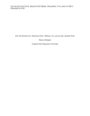 IDS 402 Module Two Activity - Module Two Activity Michelle Backus ...