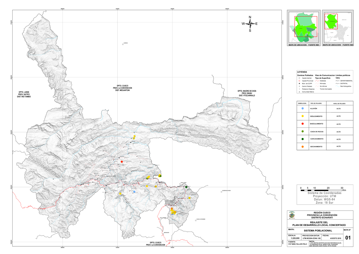 18 01 Mapa Final Echarate A0 Sistema Poblacional - G G G G G G G G G G G G G G G G G G G G G G G ...