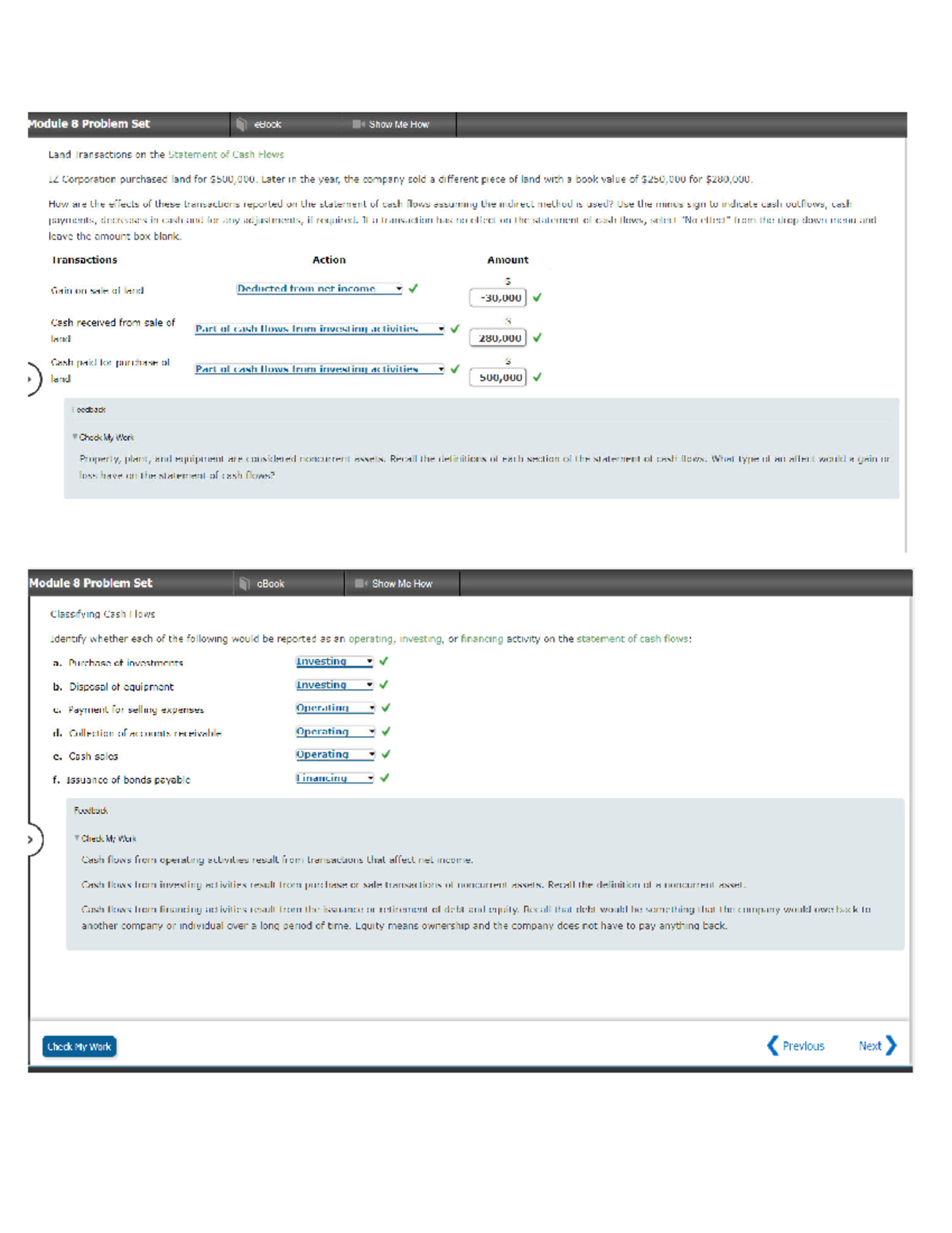 ACC201 Mod 8 3 - Cash Flows - ACC201 - Studocu