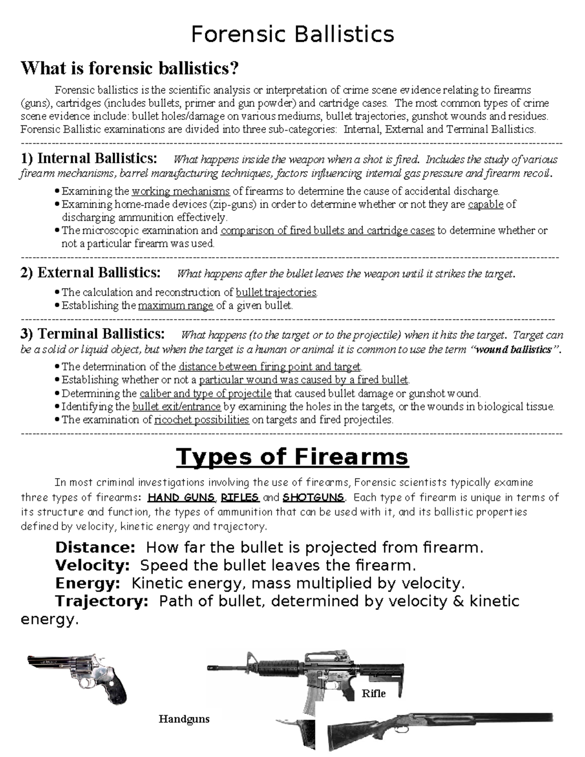 Forensic ballistics labs - Forensic Ballistics What is forensic ...