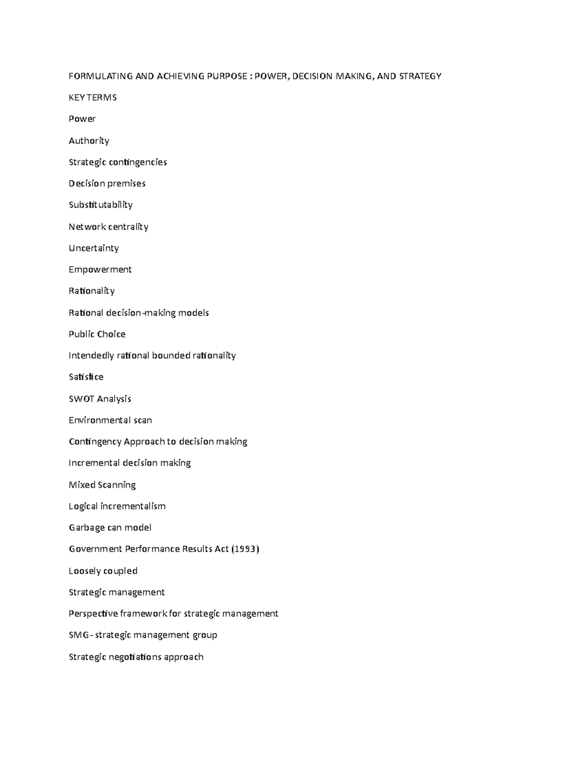 Assignment POM 2021 - it will give information - FORMULATING AND ...