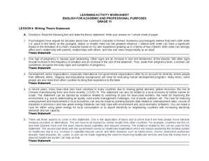 Lesson Plan (Persuasive Text for Grade 9) - ENGLISH LEARNING PORTALS 9 ...