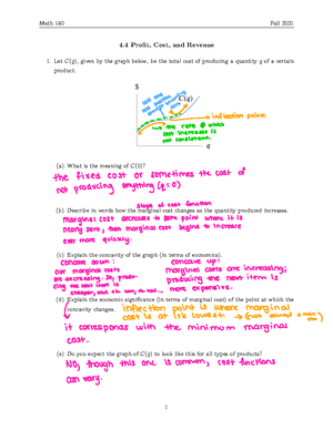2.3 practice problems - Math 140 Fall 2021 2 In-Class Practice Problems ...