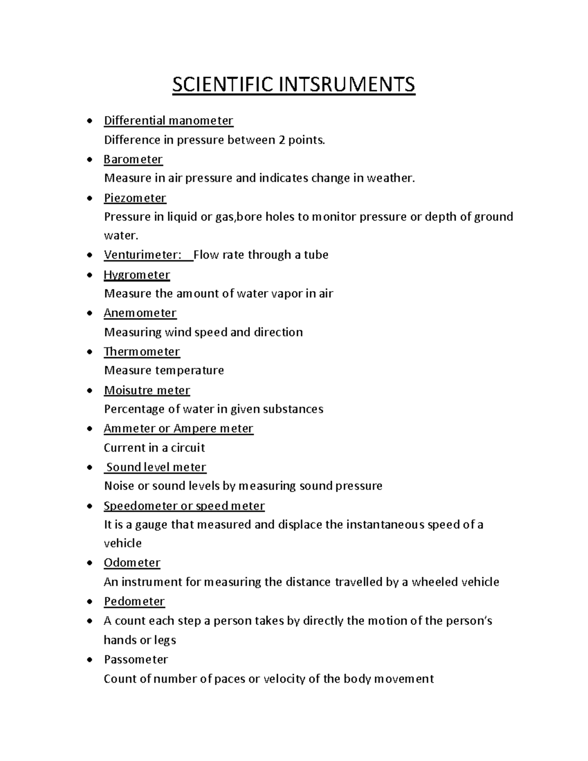 Scientific instruments - SCIENTIFIC INTSRUMENTS Differential manometer ...