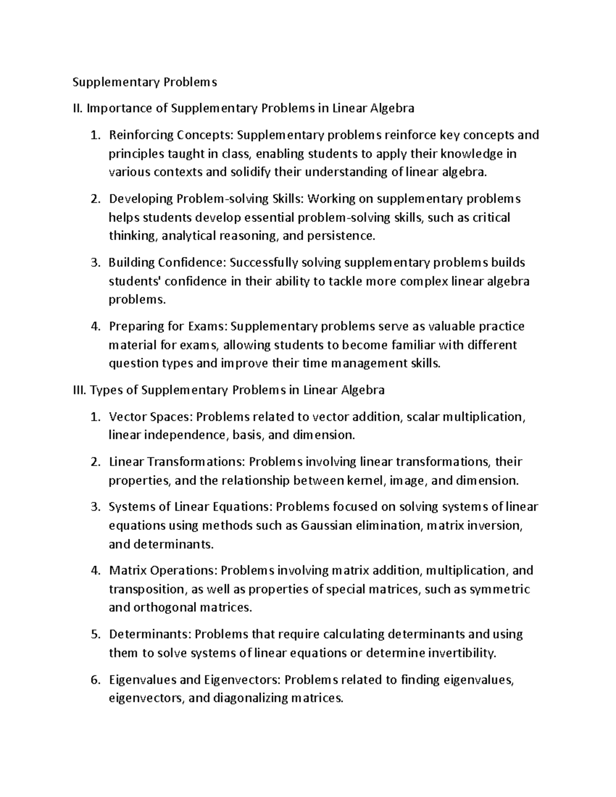 6 - Supplementary problems reinforce key concepts and principles taught ...