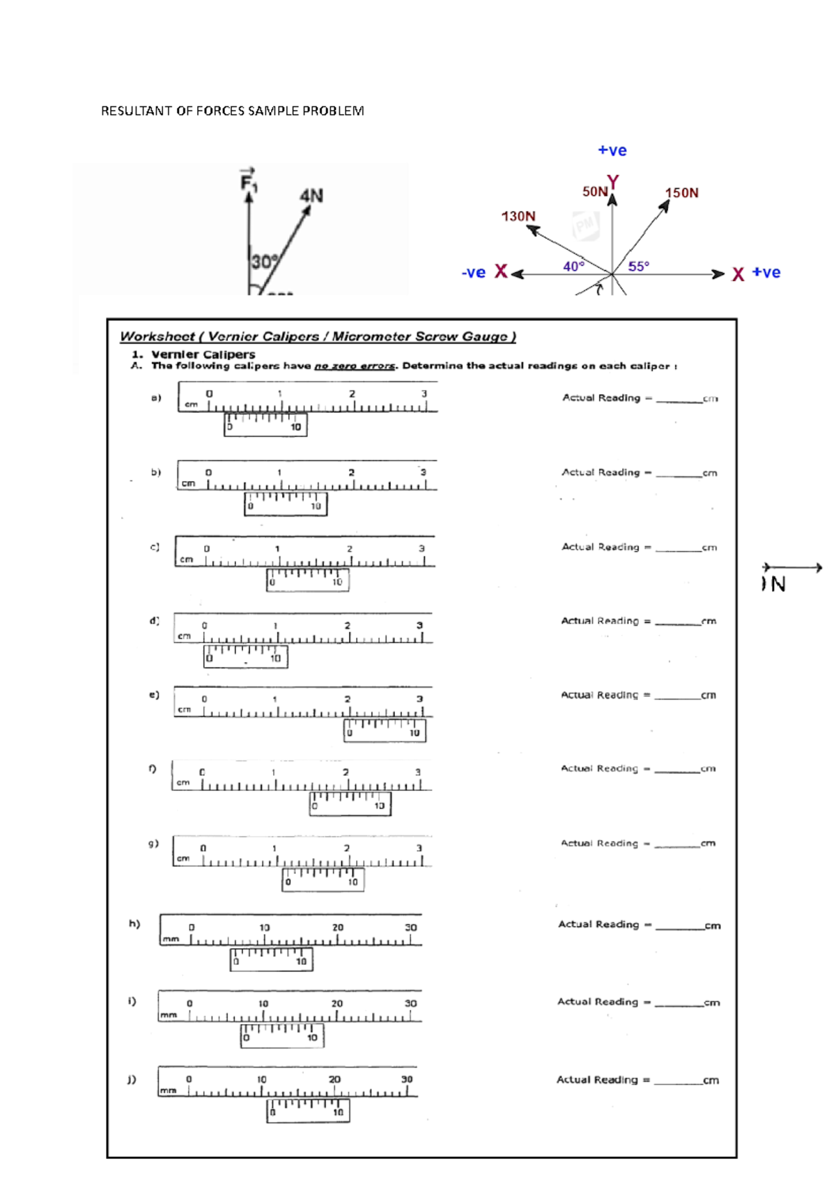Resultant OF Forces Sample Problem - RESULTANT OF FORCES SAMPLE PROBLEM ...