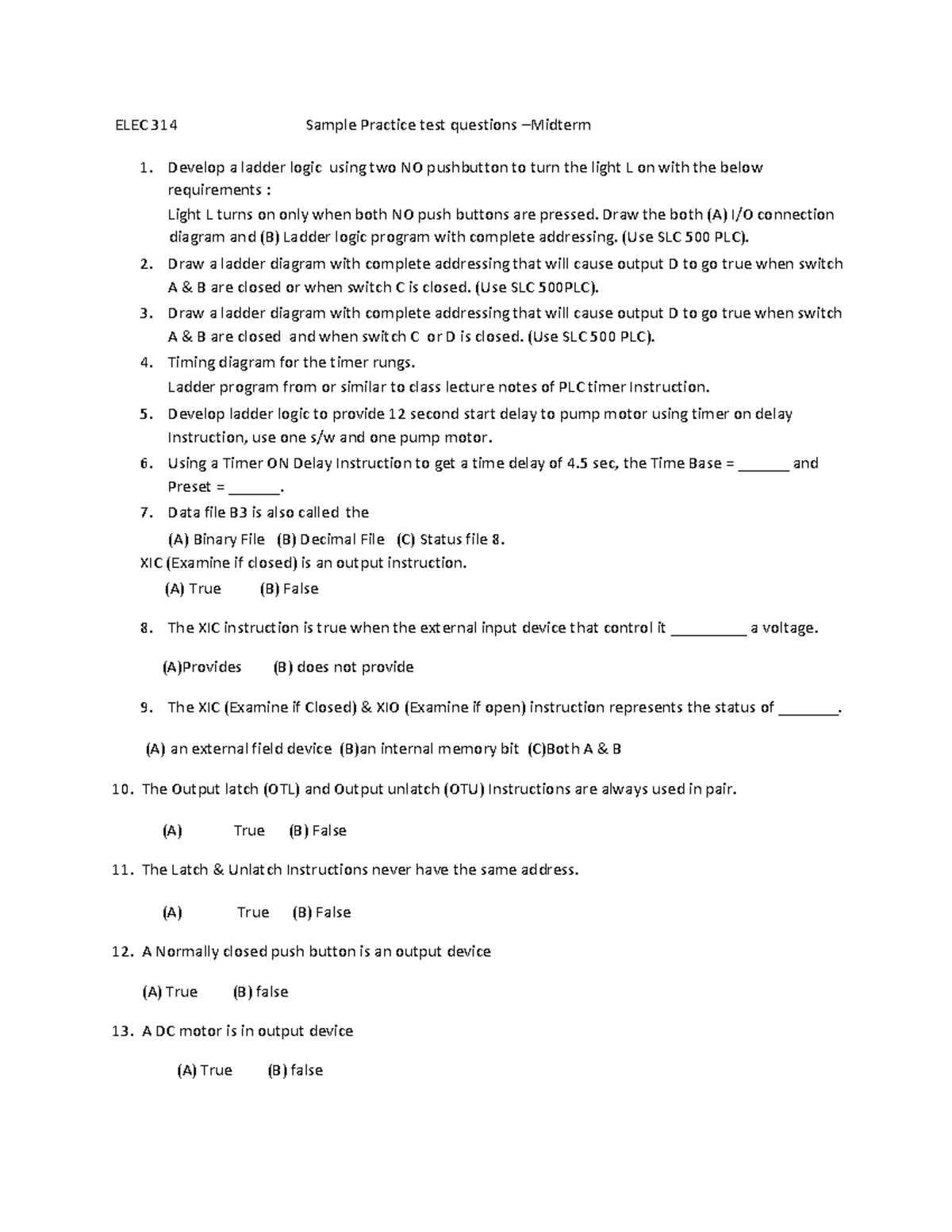 Midterm 14 October 2019 Questions Warning Tt Undefined Function 32 Warning Tt Undefined
