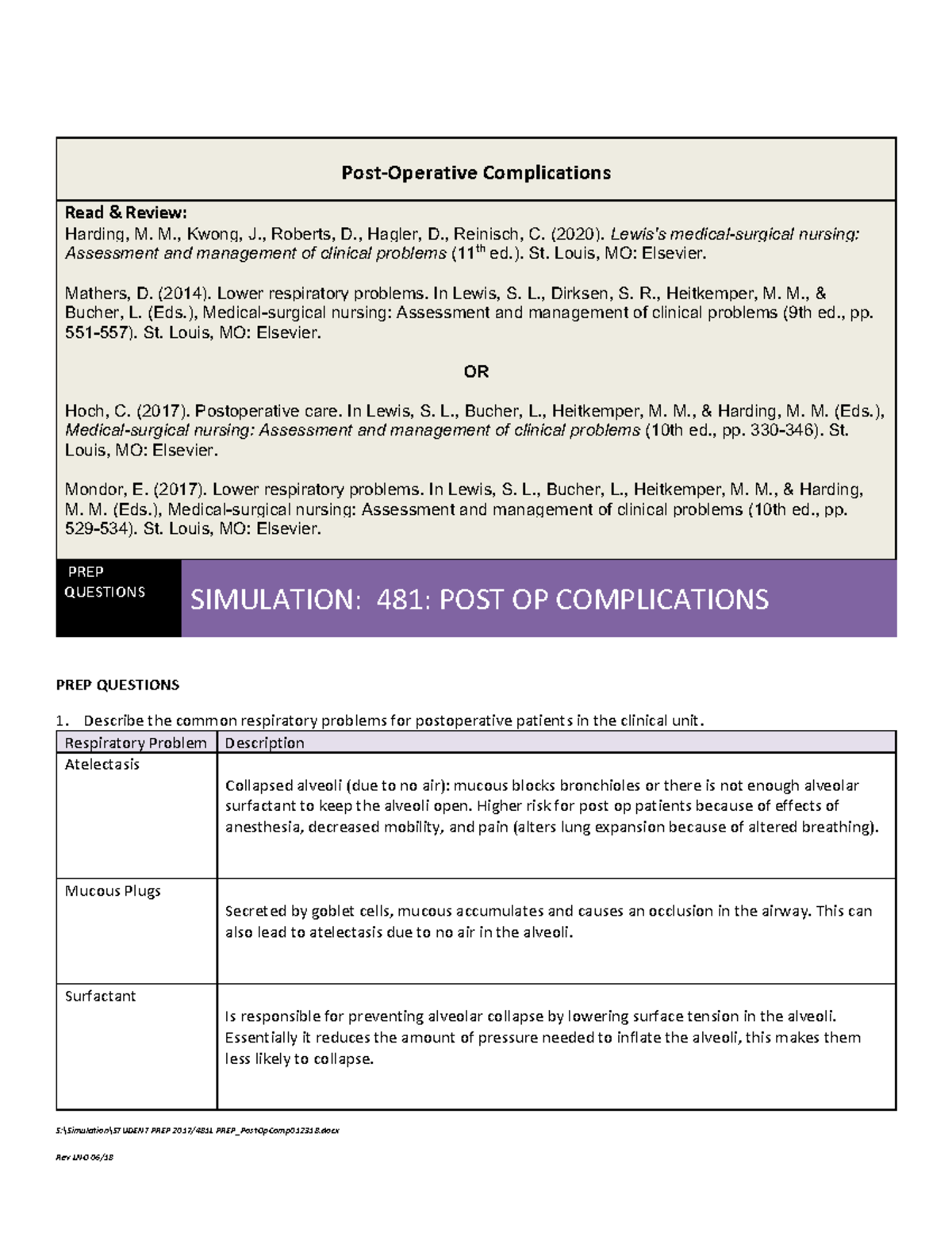 Day 2[7413] - Sims assignment - August 30, 2022 Pre-simulation ...