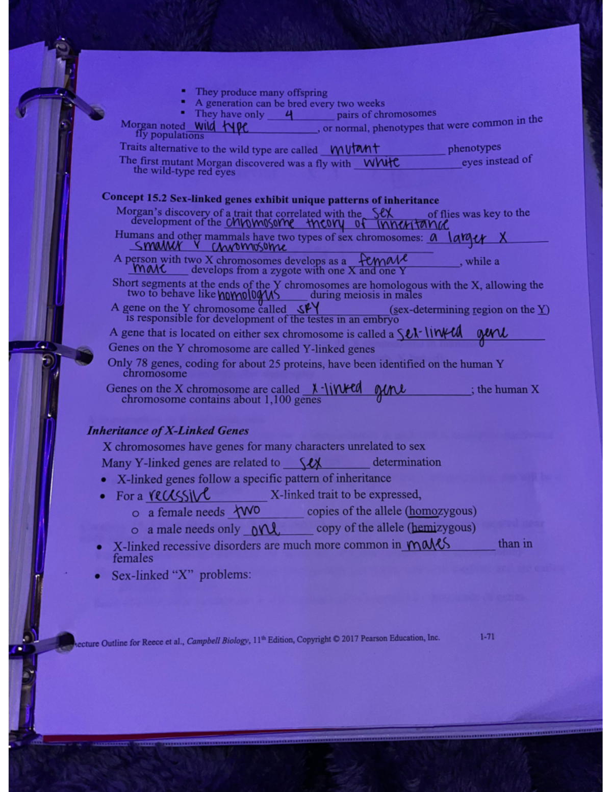 53 - general biology lecture notes - BIO1134 - Studocu