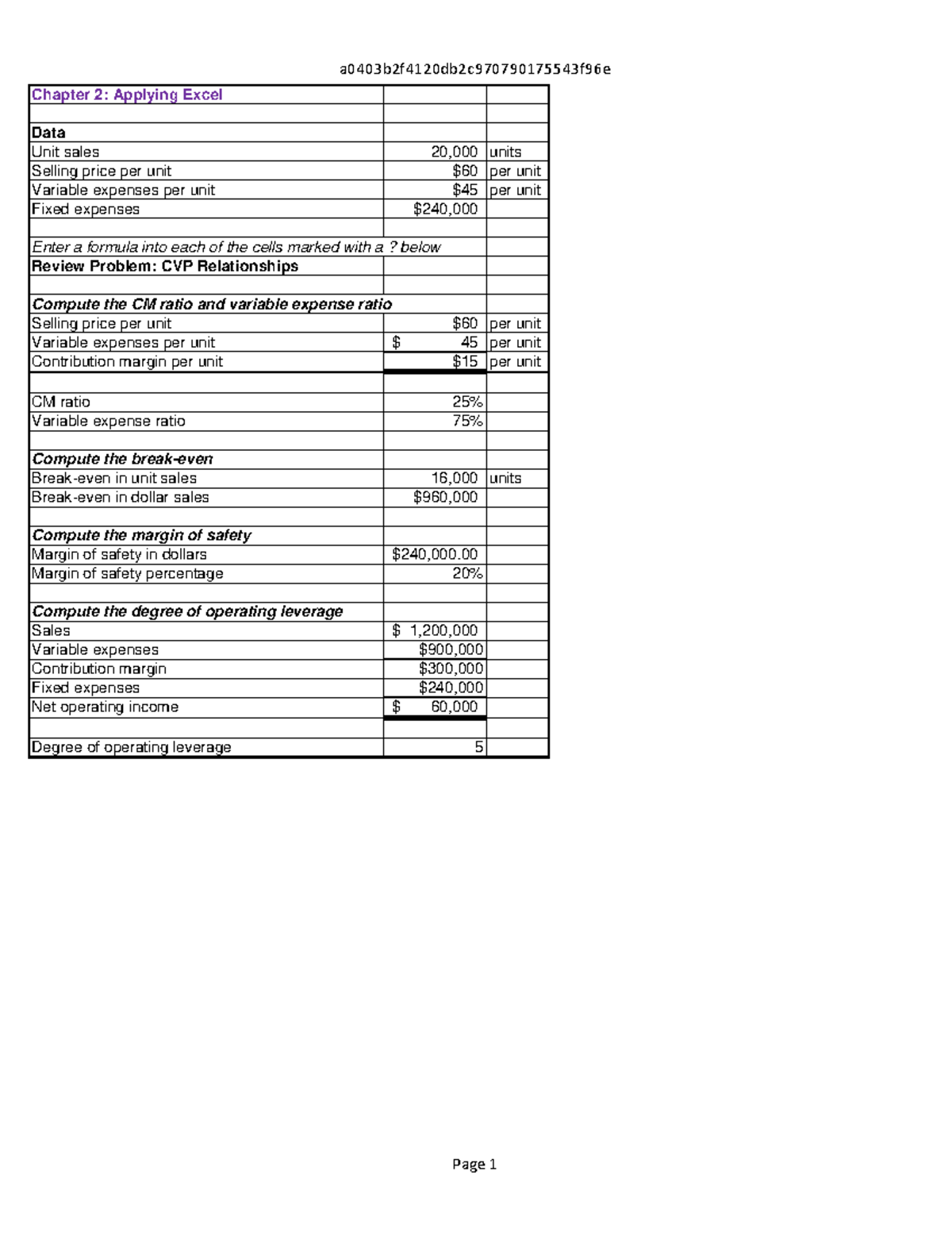 Excel HW 2-converted - Homework - a0403b2f4120db2c970790175543f96e ...