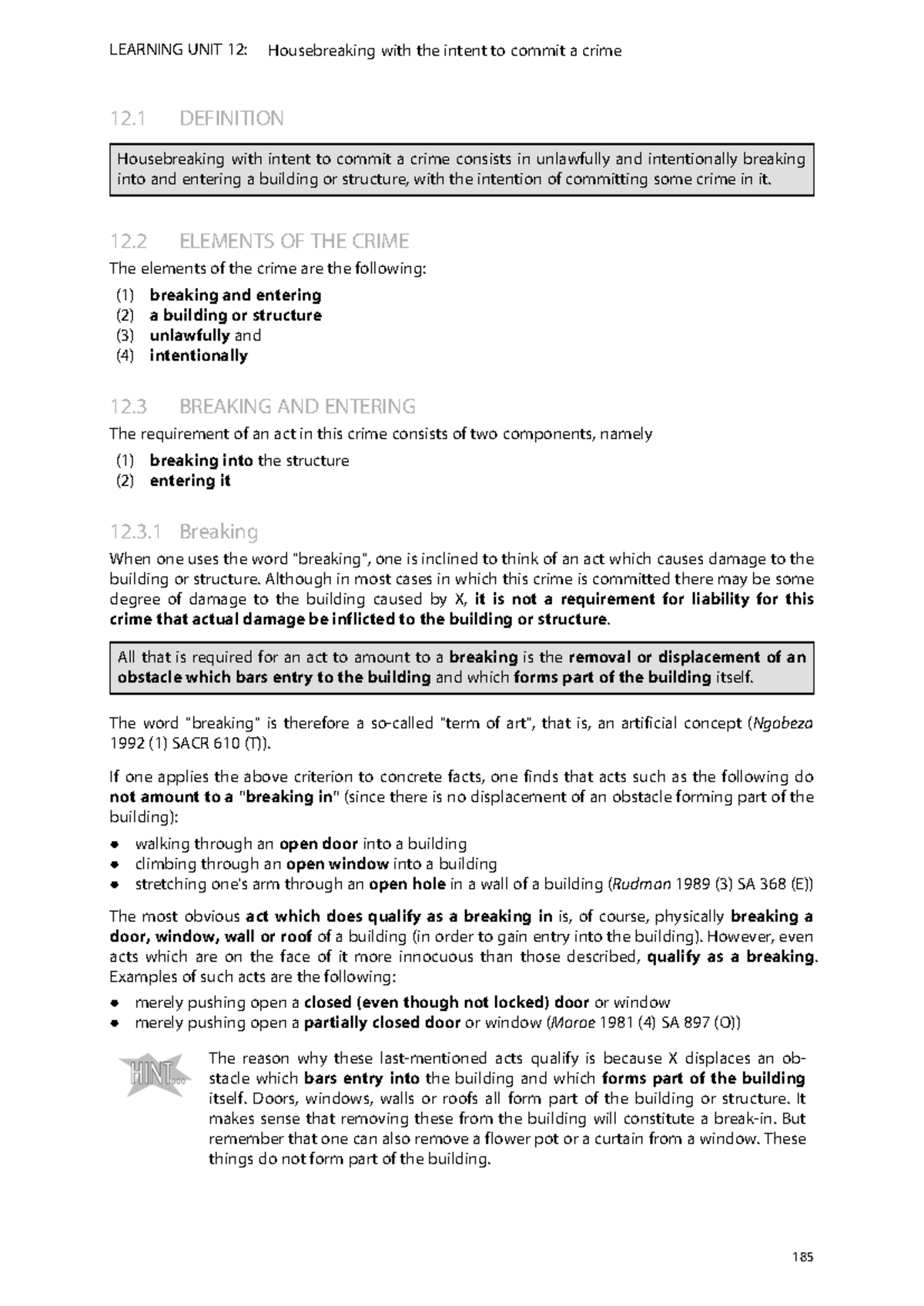 Housebreaking - House breaking - 185 12 DEFINITION Housebreaking with ...