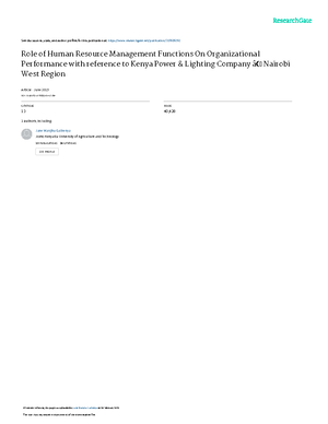 Bbm 203 Human Resource Management - BBM 203 HUMAN RESOURCE MANAGEMENT ...