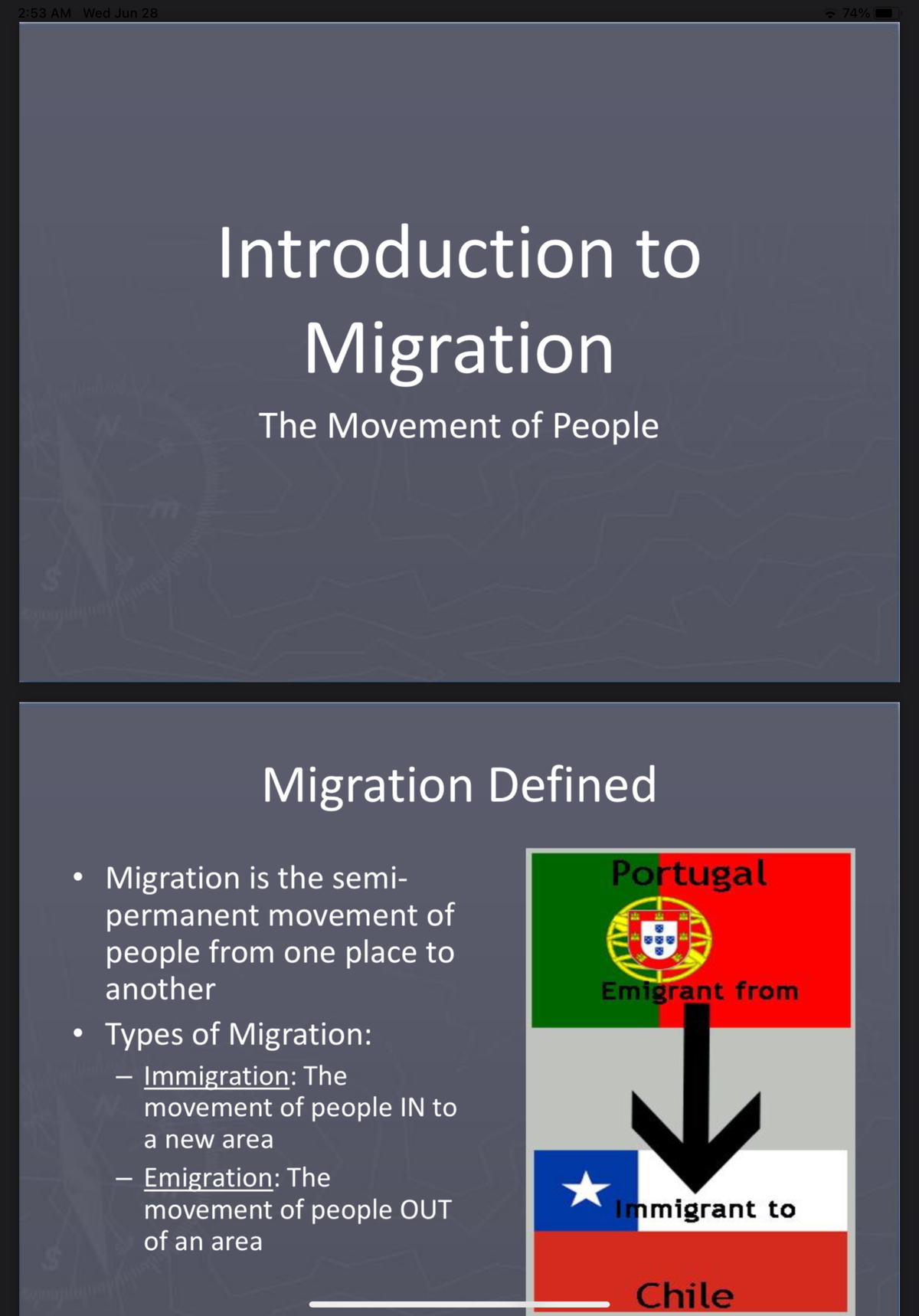 Introduction to Migration - Studocu