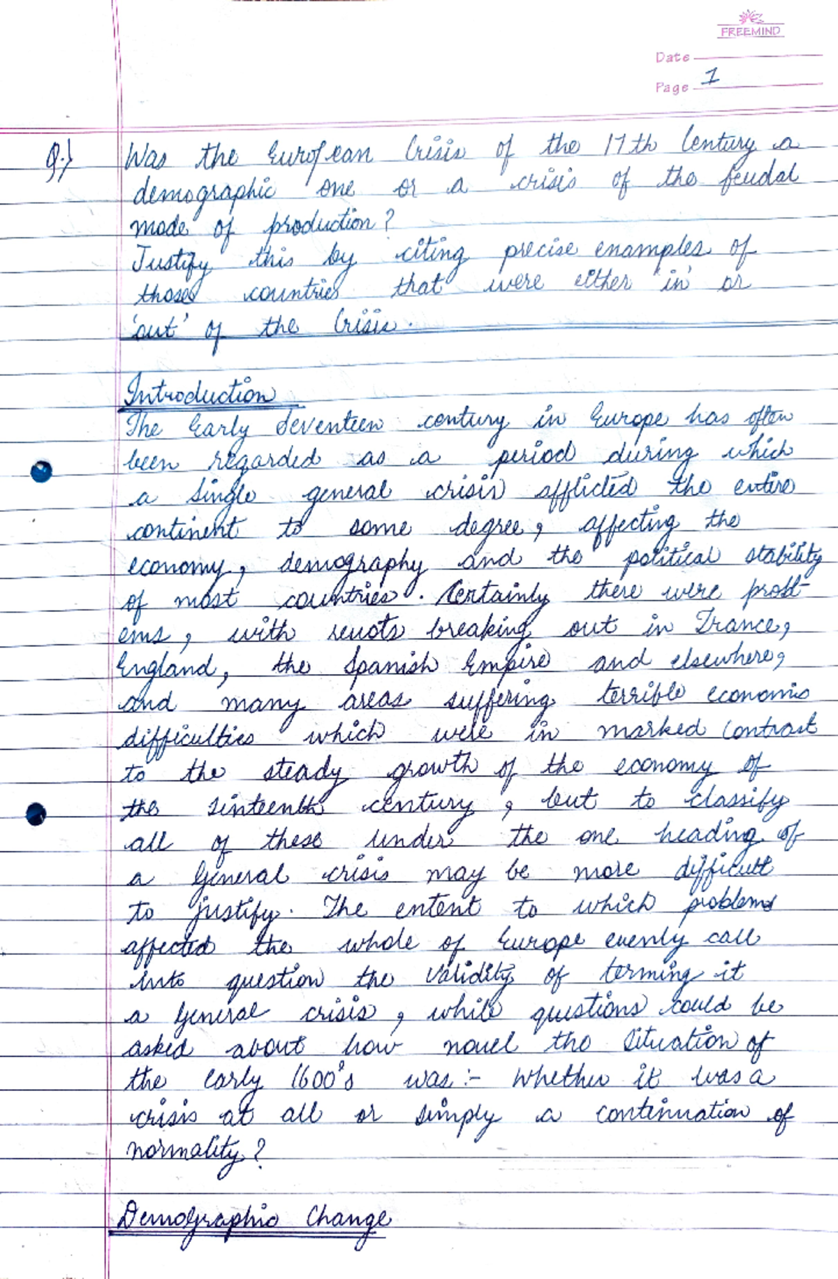 RMW Assignment 4TH SEM - Date Page :t ####### Oo) rd .t/,1P) ~ ~ ,.£1tJJ(,;, 16 oo Fi