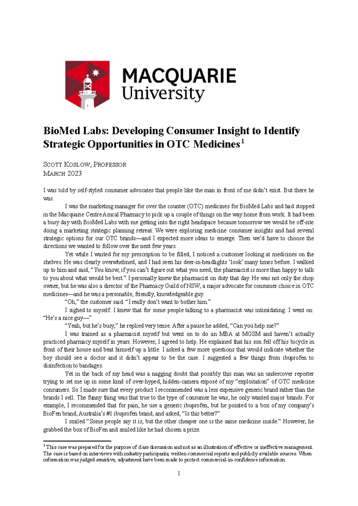 Bio Med Labs, OTC Medicines - BioMed Labs: Developing Consumer Insight ...