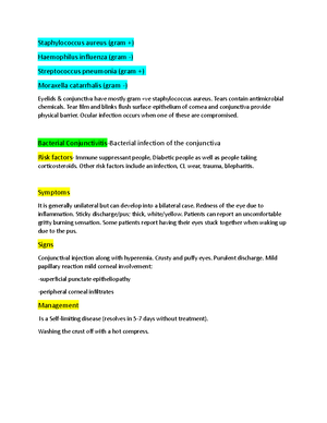 Introductory Ocular disease notes - Introductory Ocular disease notes ...