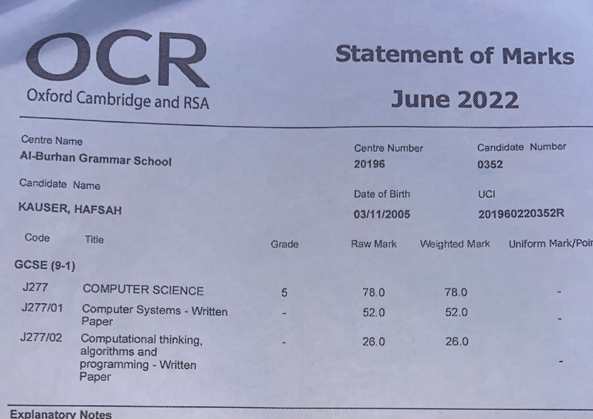 GCSE-ocr - aqa gces - LLBL1001 - Studocu