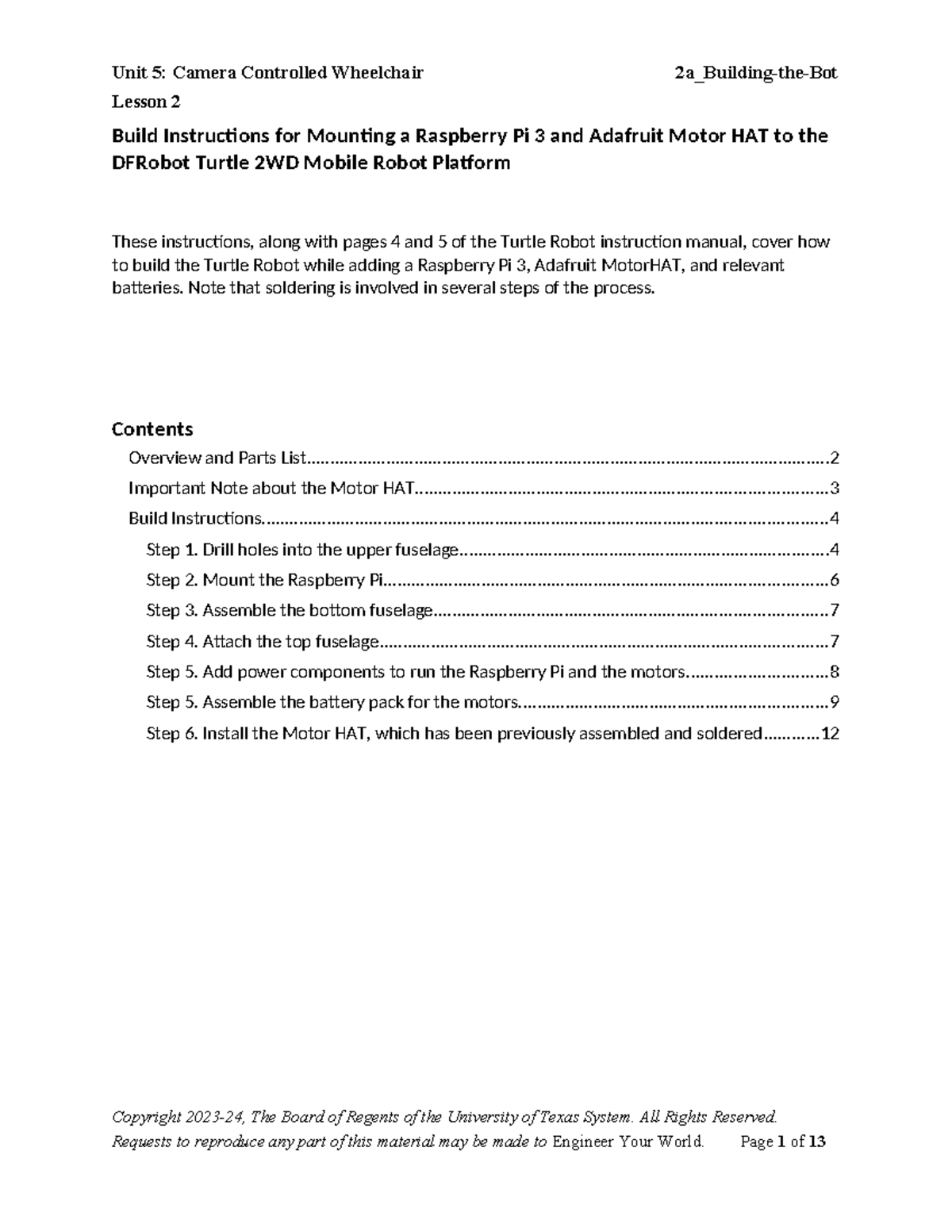2a Building the Bot - i5ts keotngiebnv r sjdf s frs fse df sd - Lesson ...