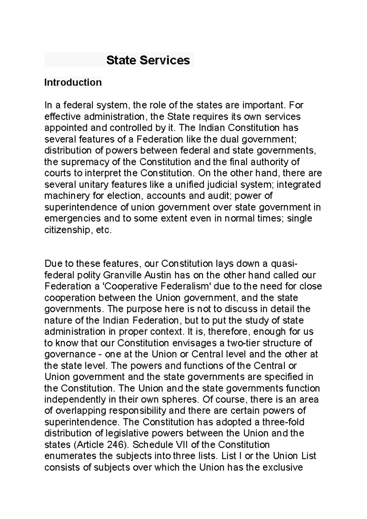 State Services- The Public Service Commission - State Services ...