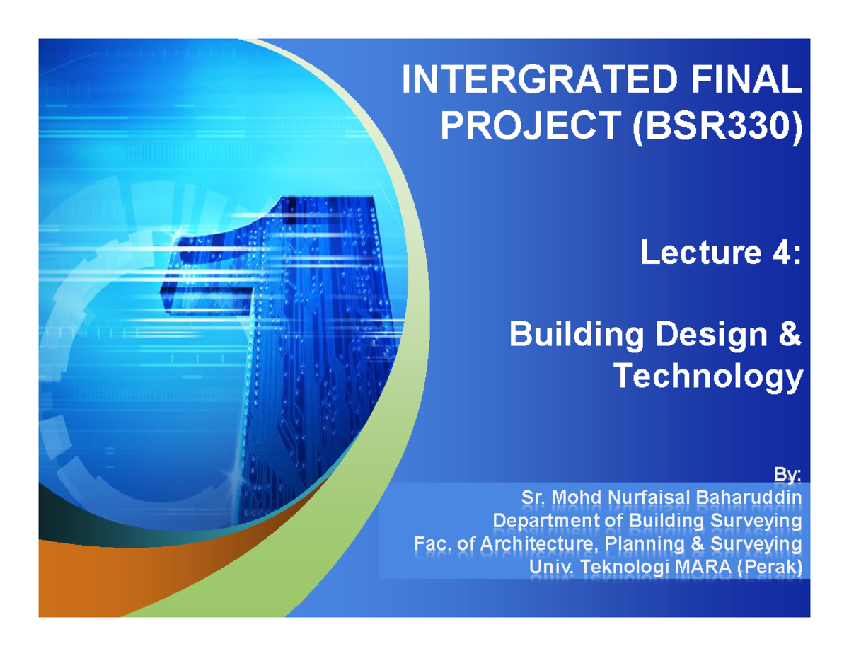 BSR330 Lecture 4 W6 [Compatibility Mode] - INTERGRATED FINALINTERGRATED ...