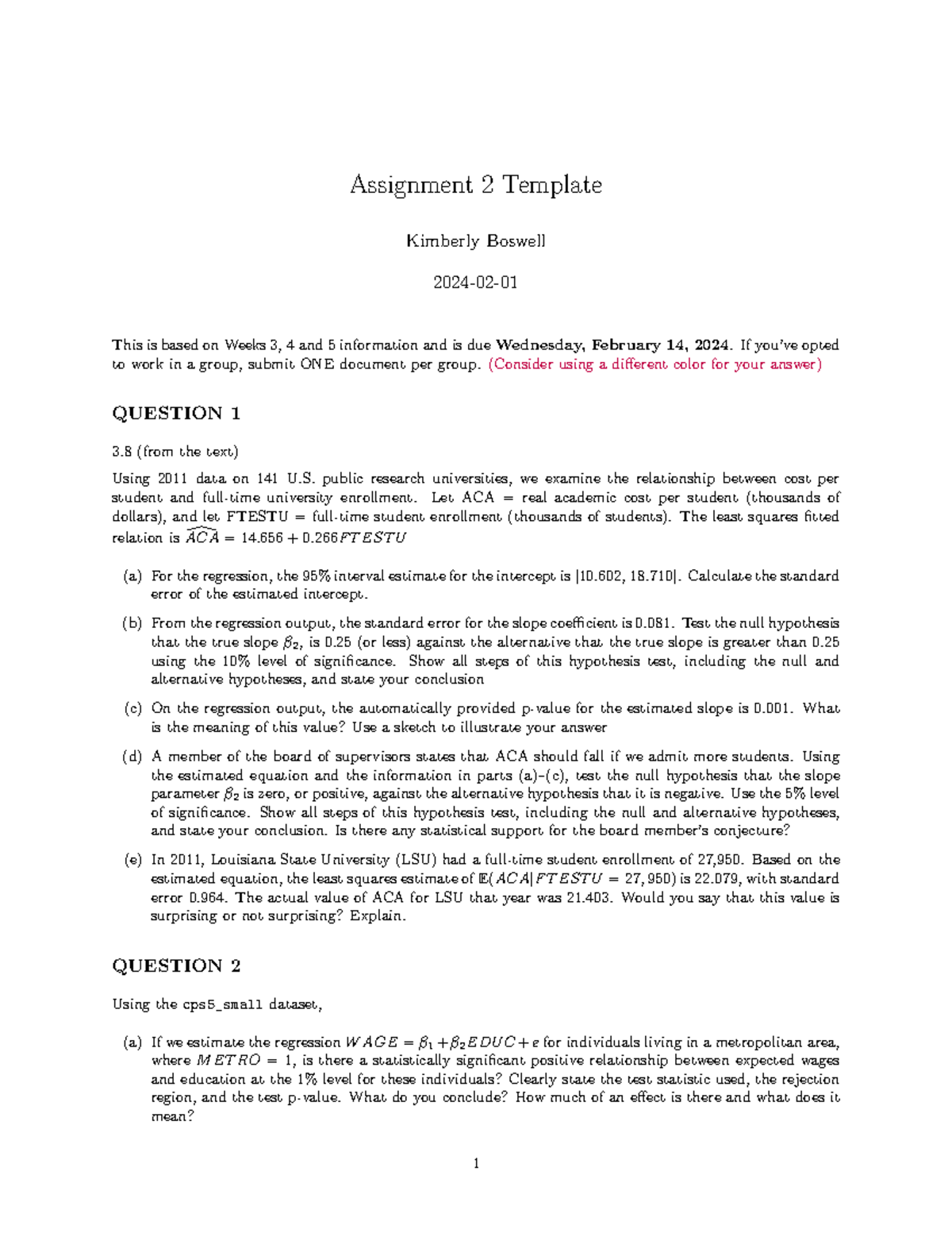 Assignment 2 - 1 - Assignment 2 Template Kimberly Boswell 2024-02- This ...