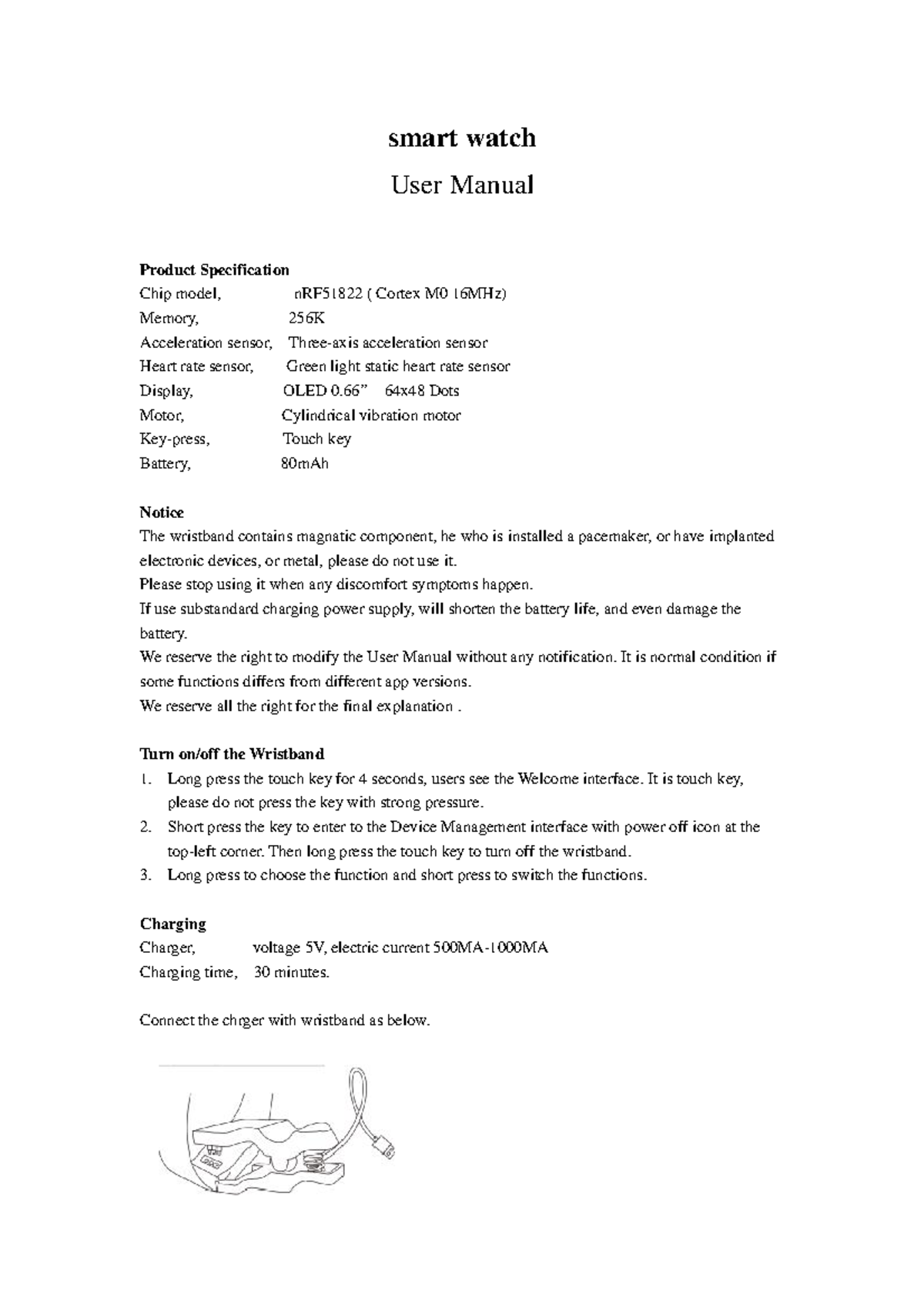 User-Manual-3395108 Smart Watch - smart watch User Manual Product ...