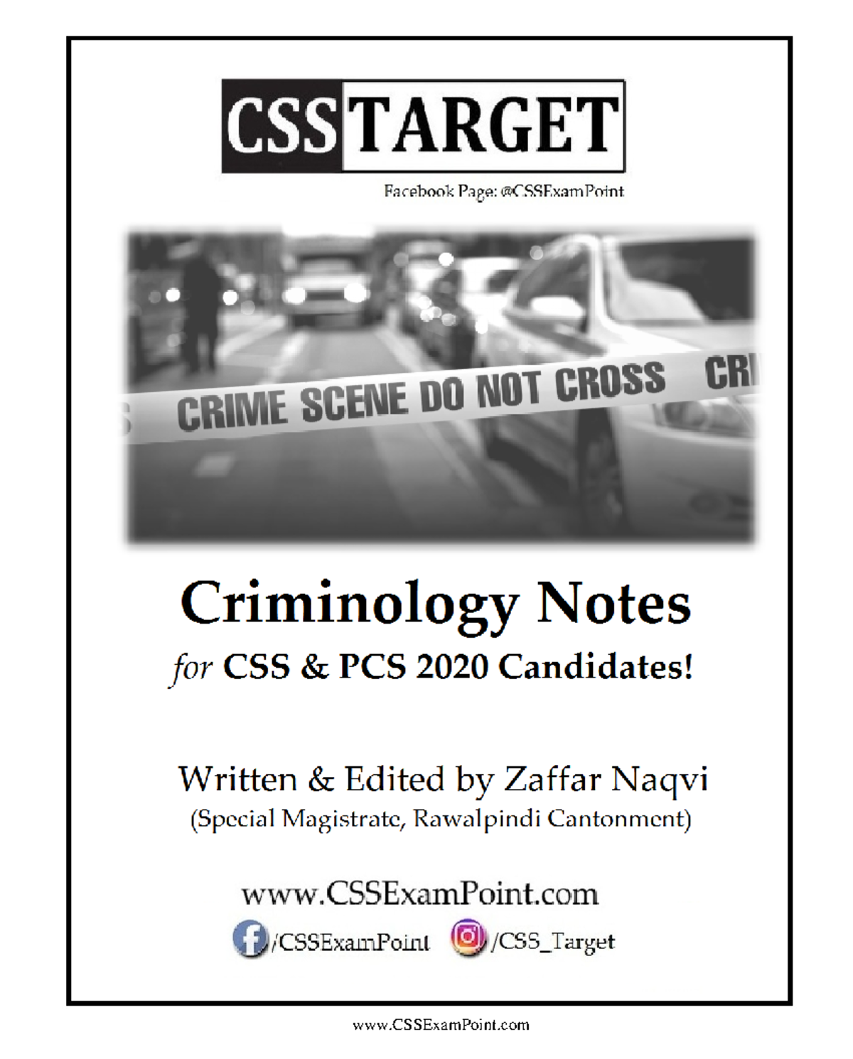 Criminology Notes (Zaffar Naqvi) - Section-I BASIC CONCEPTS Actus Reus ...