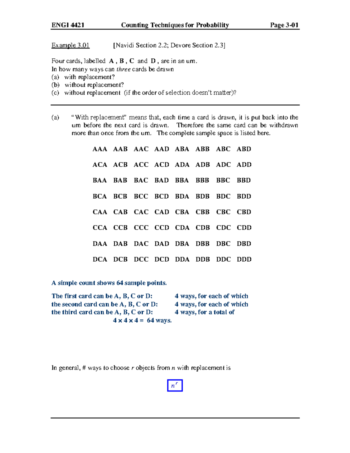Chap3 - Filled notes for Glenn George's Lectures - Example 3 [Navidi ...