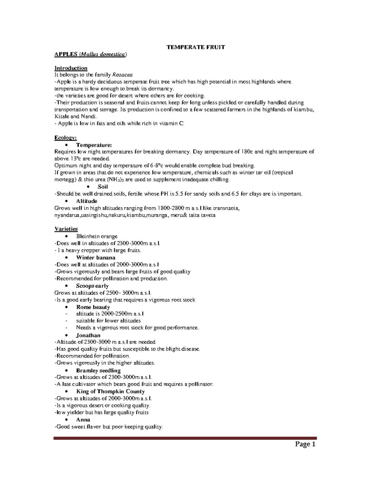 DGA ALL Crops Module 3 - Essential reading materials - TEMPERATE FRUIT ...