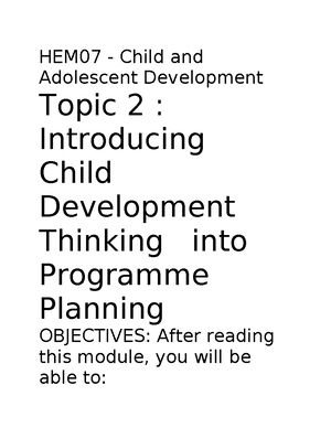 Module 1 Ed 1 - MODULE 1 BASIC CONCEPTS ON HUMAN DEVELOPMENT Learning outcomes: At the end of ...