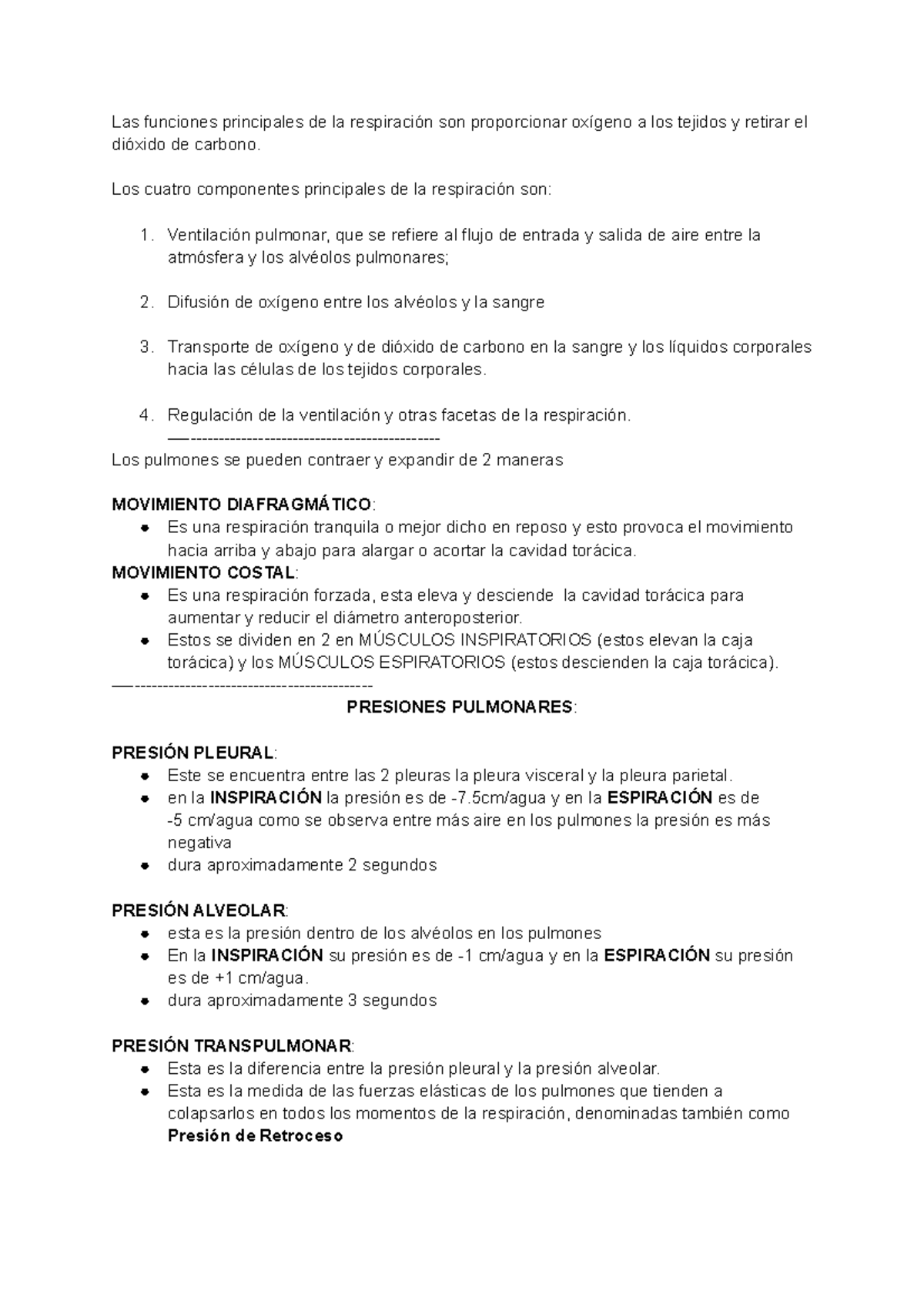 Cap38 - wdwdw - Las funciones principales de la respiración son ...