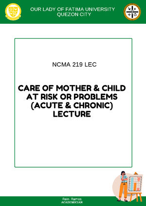 219-M2-CU6b - maternal - BACHELOR OF SCIENCE IN NURSING: CARE OF MOTHER ...