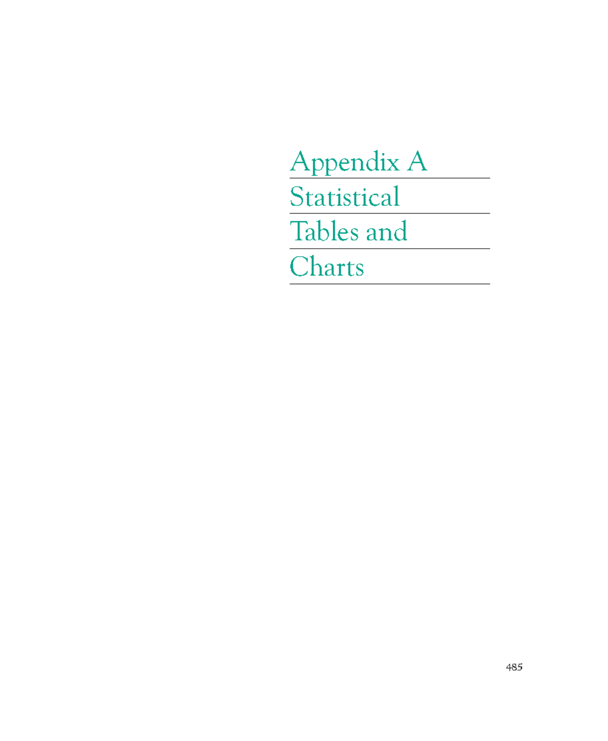Statistical Tables - Montgomery Engineering Statistics 5th txtbk ...