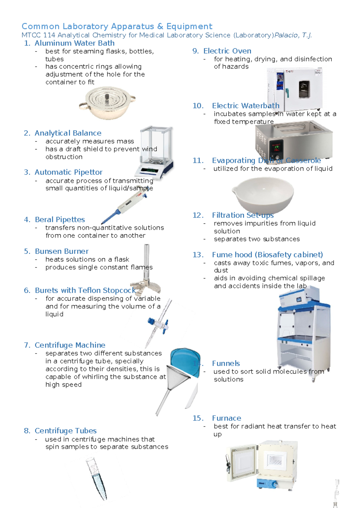 Laboratory Apparatus and Equipment - Common Laboratory Apparatus ...