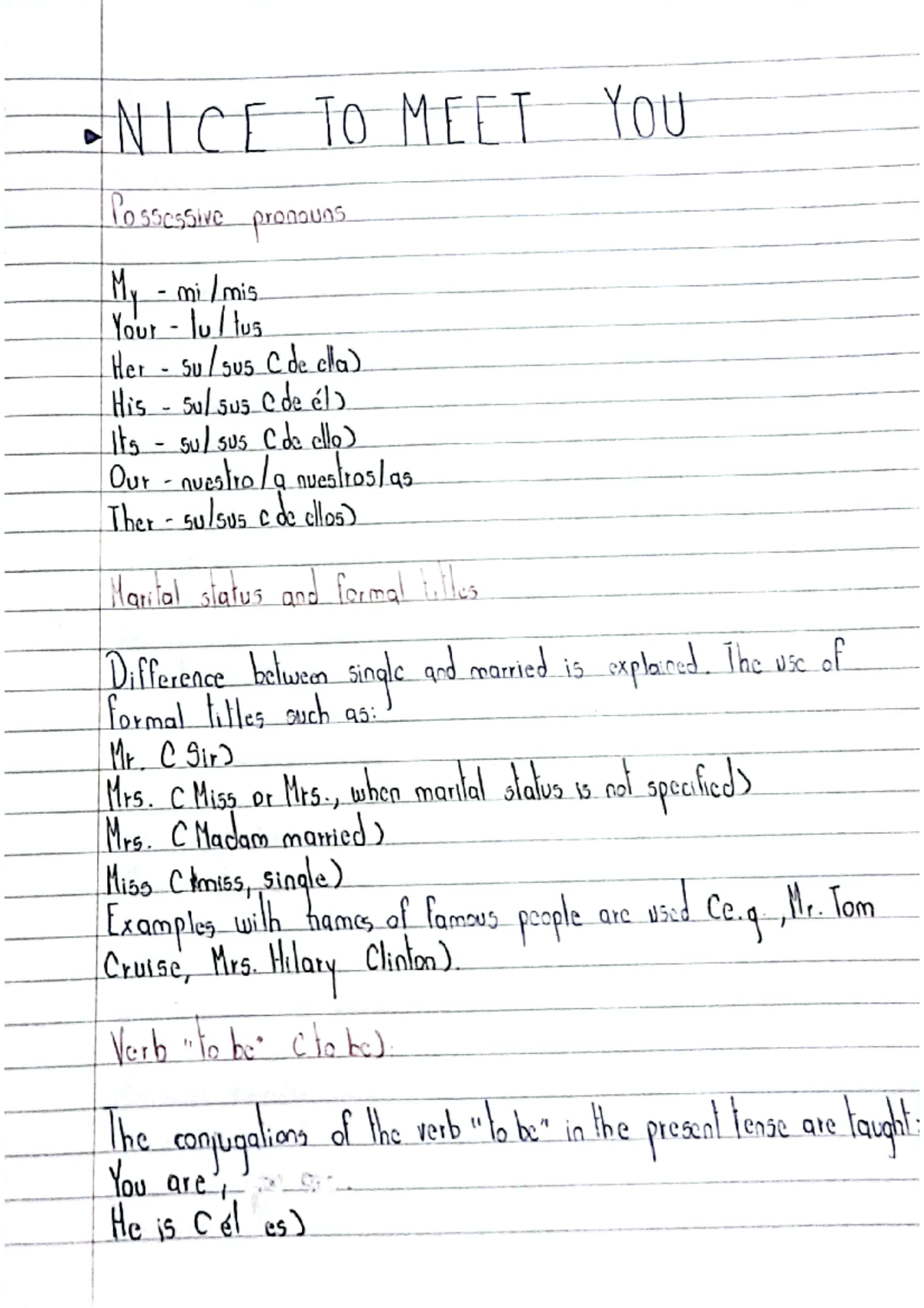 Ingles básico material de repaso Universidad autónoma de hondurass ...