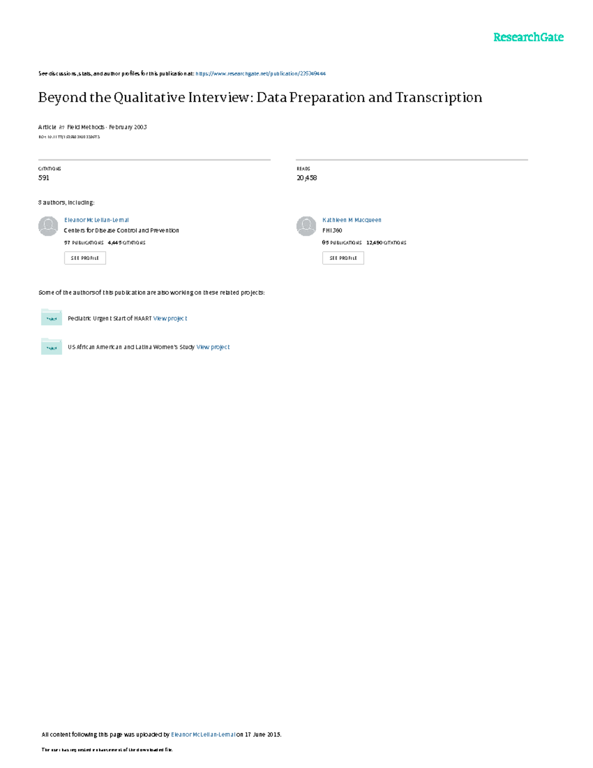 Transcription - See discussions, stats, and author profiles for this ...