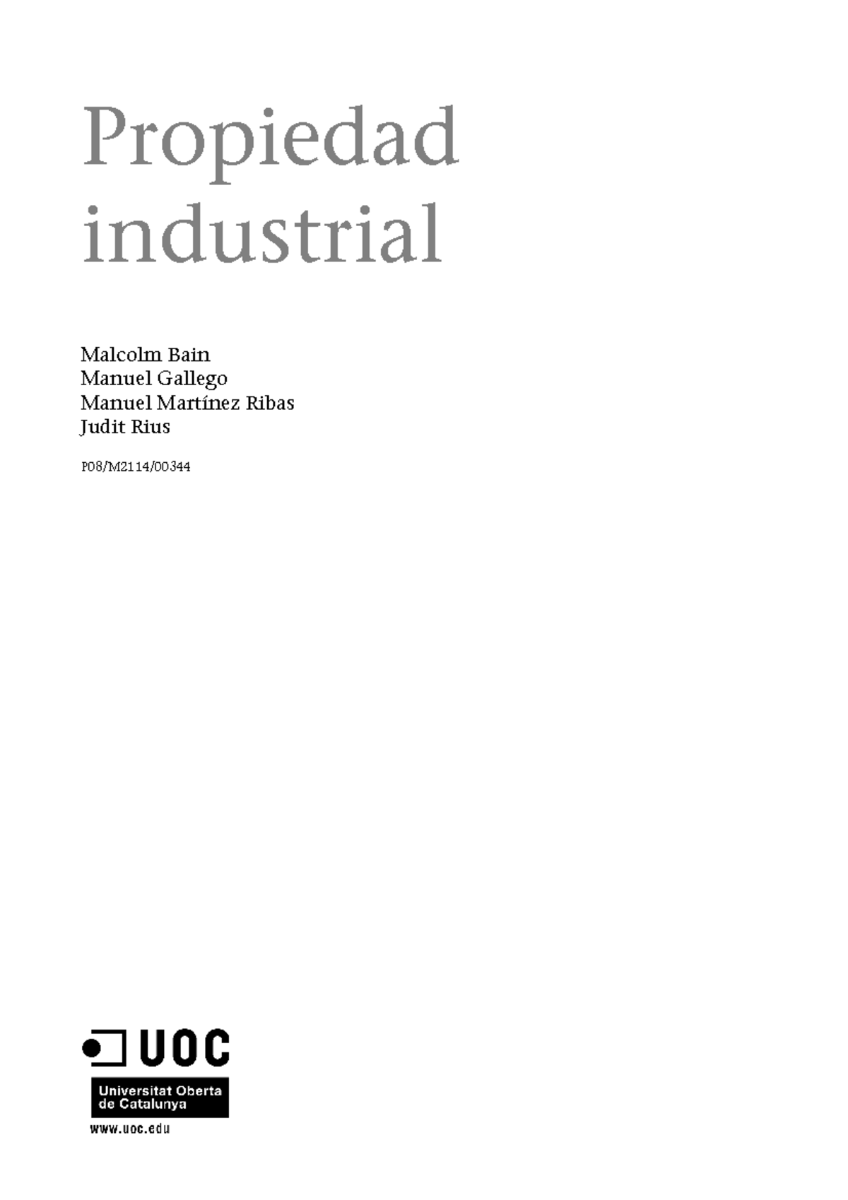O1QR4MJ1A3ESE3I5E5I3 - Propiedad industrial Malcolm Bain Manuel Gallego ...