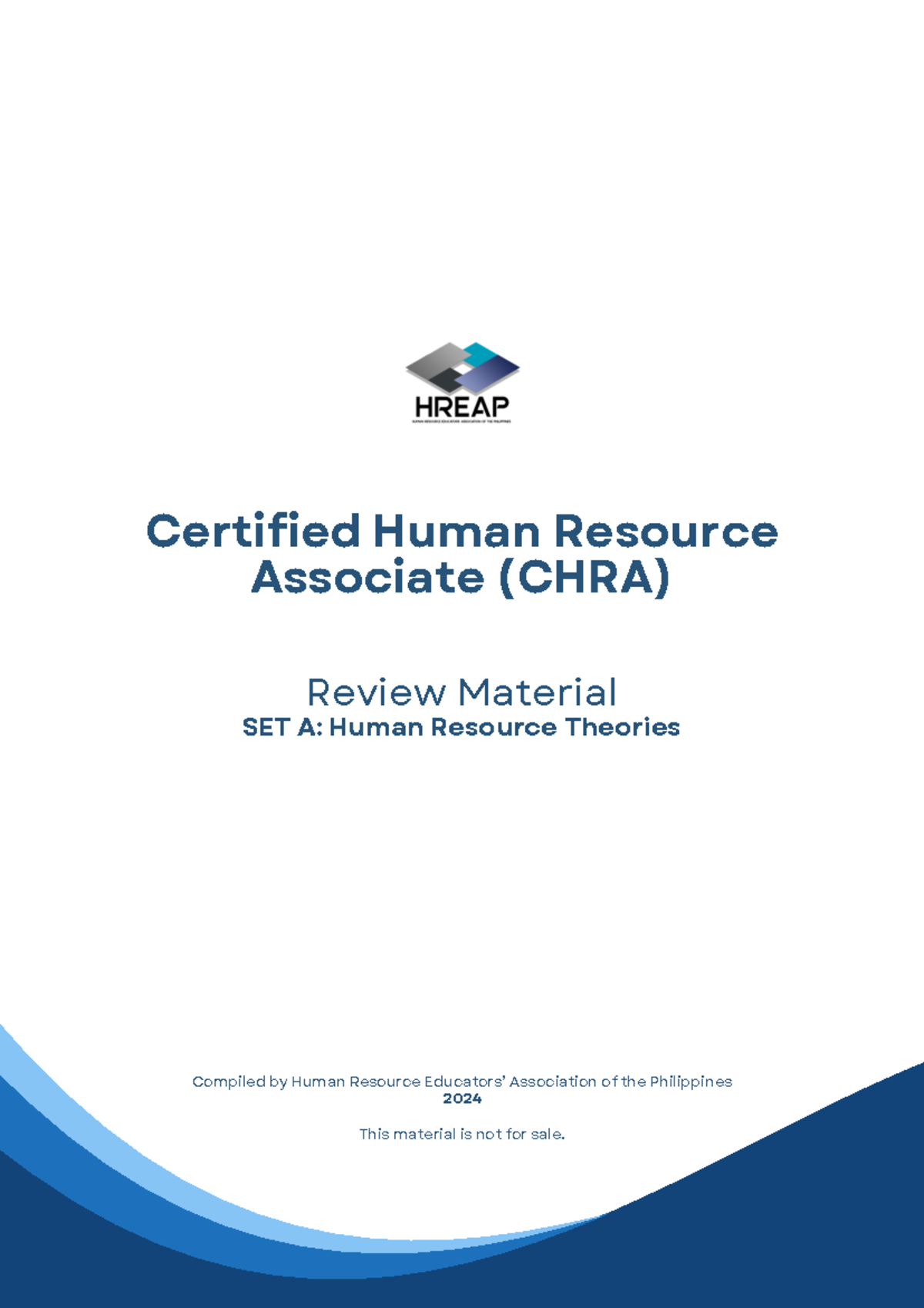 Reviewer HR Theories - Hama - Certified Human Resource Associate (CHRA ...
