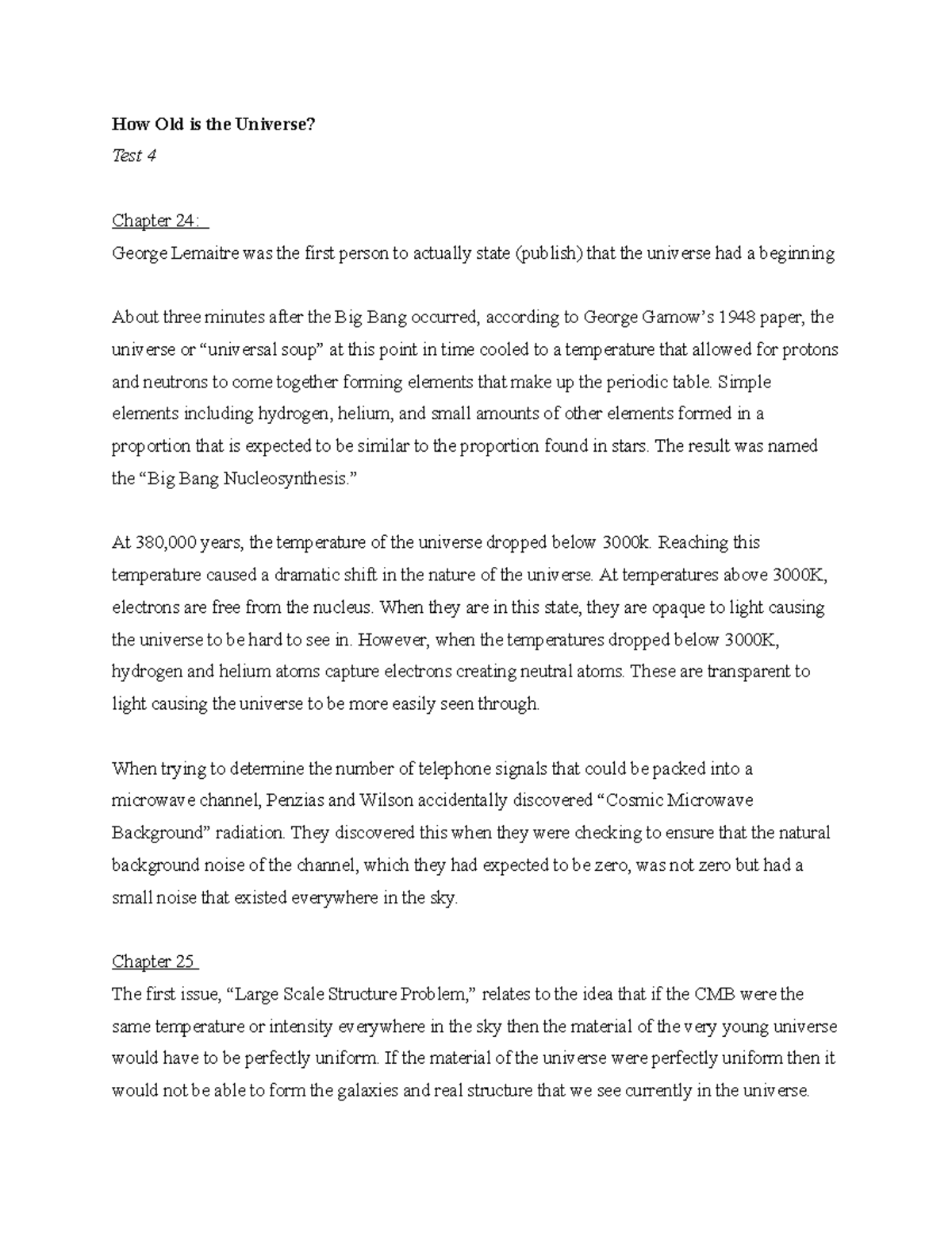 Test 4 - Test 4 Notes and Assignment for Professor Edward Devinney ...