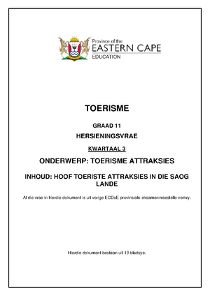 Tourism JUNE 2024 MEMO GR 12 ( Final 14 - NSC – Marking Guidelines ...